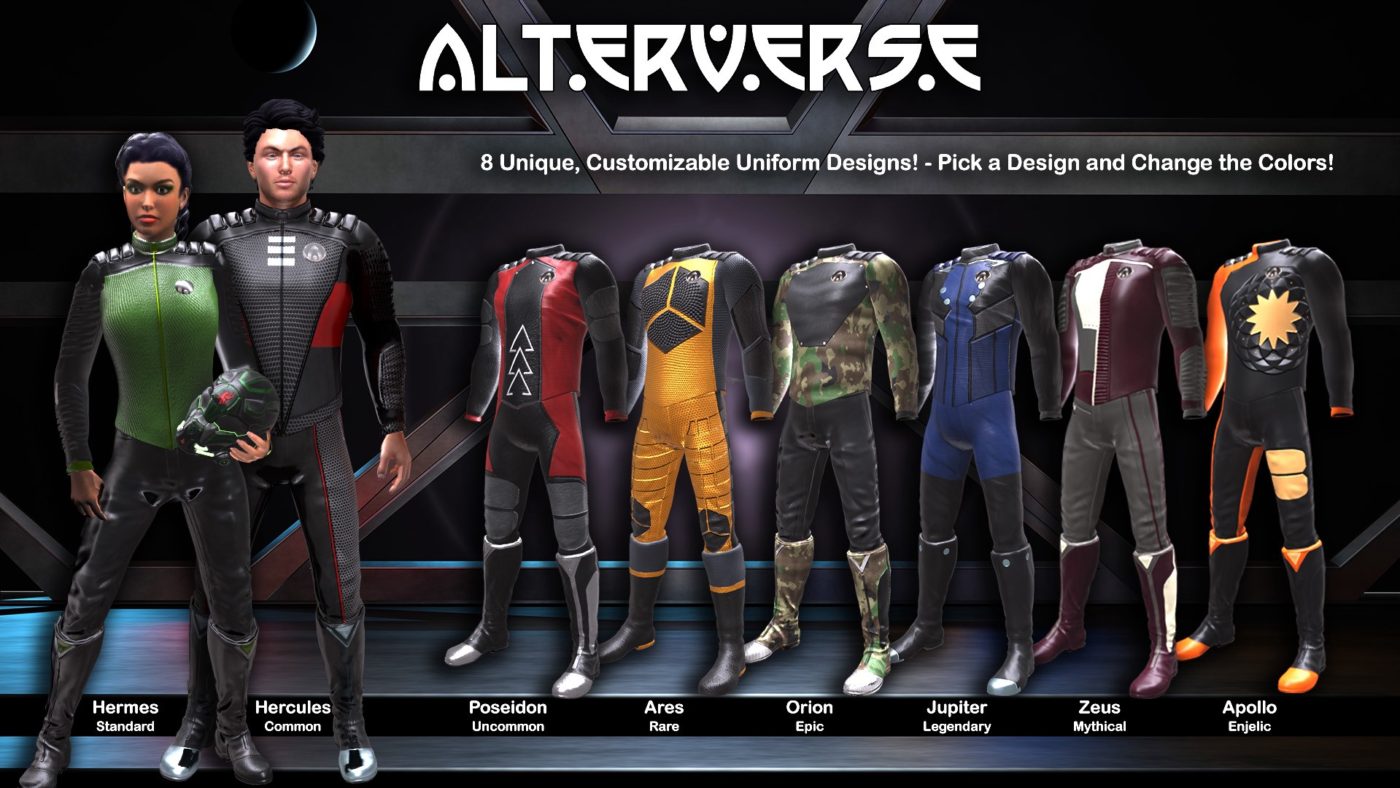 AlterVerse: Кастомные скины и уникальные униформы! | CryptoGamingPool